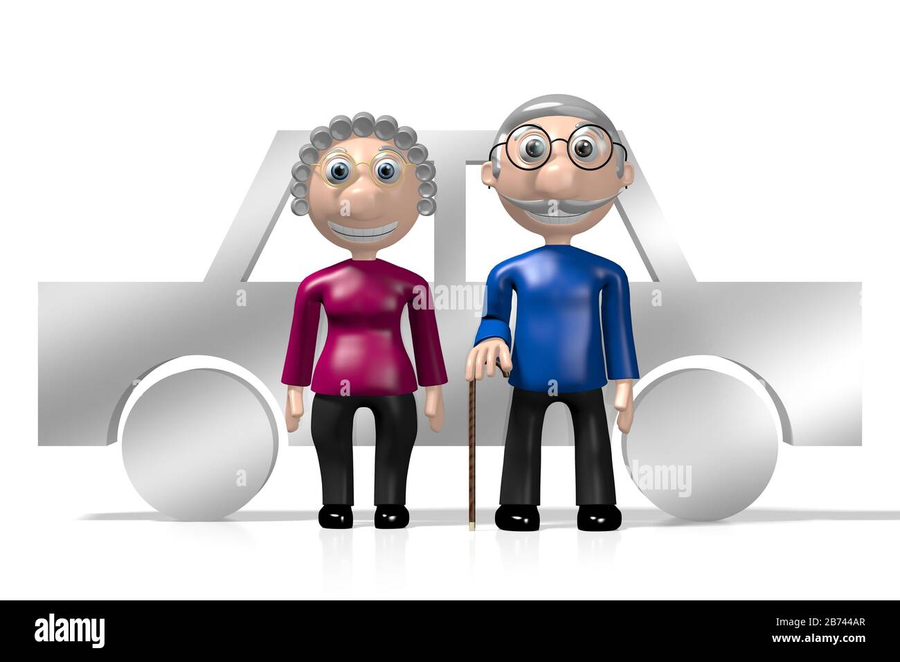 Old grandma car funny hi-res stock photography and images - Alamy