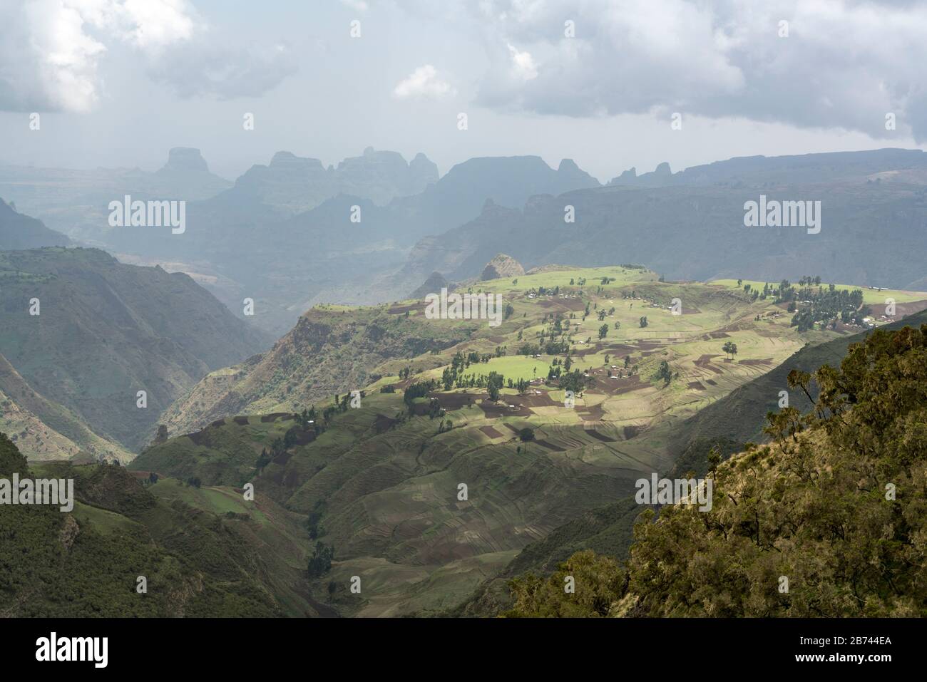Simien Mountains in the Simien Mountains National Park, North Gondar ...