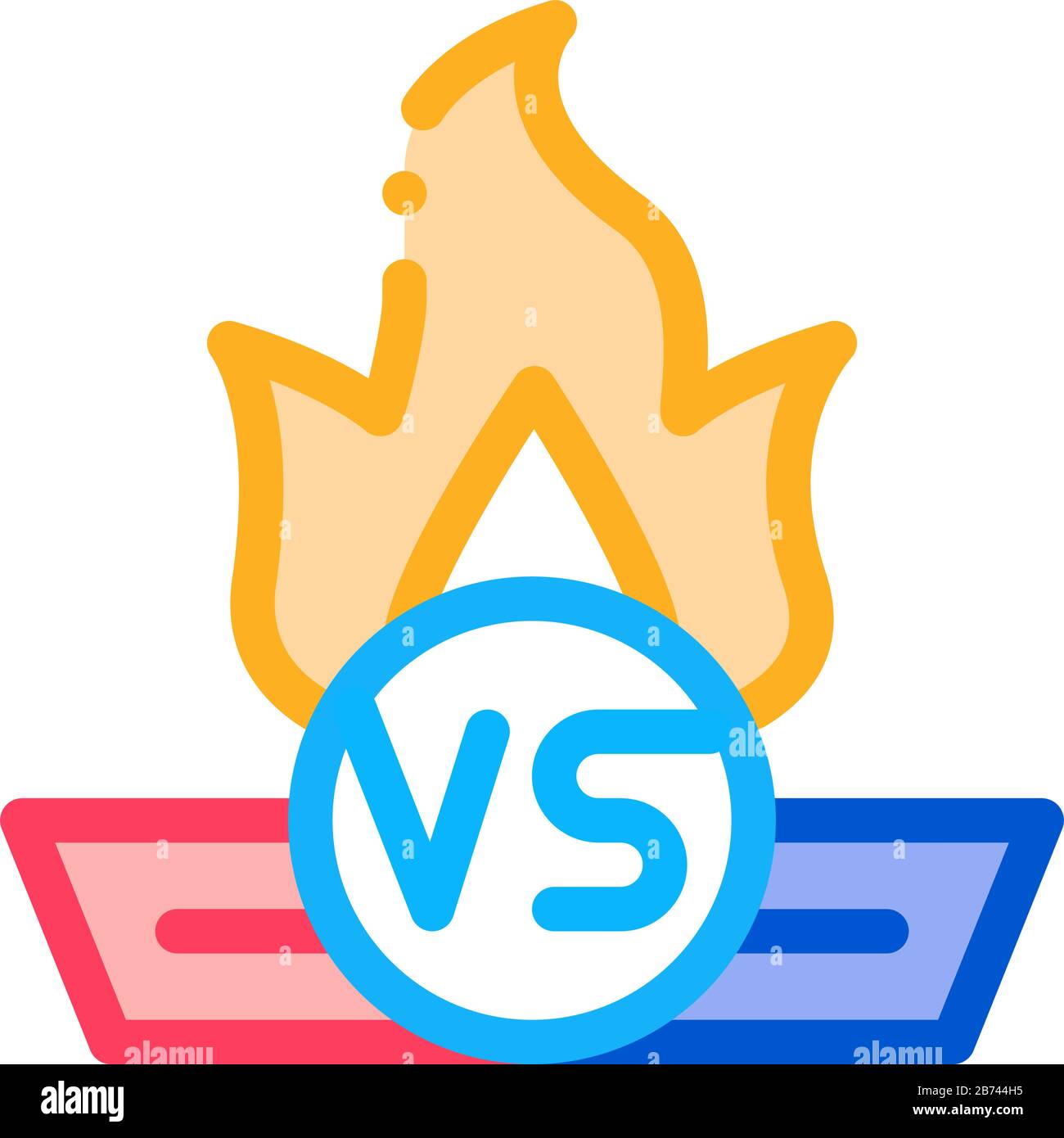 Battle Logo Icon Vector Outline Illustration Stock Vector Image & Art ...