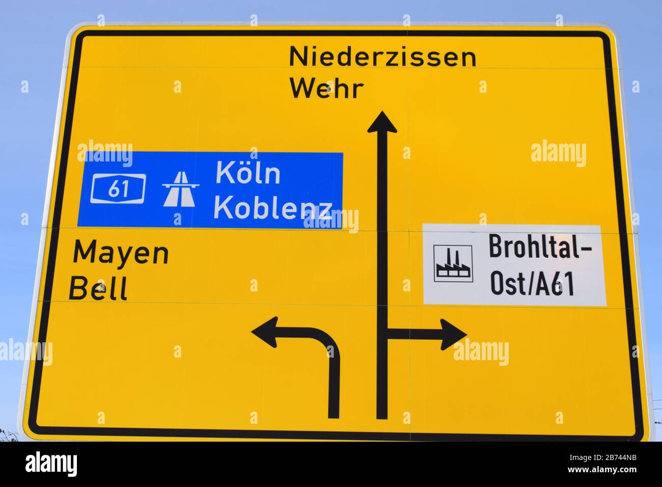 Autobahn Germany Road Sign High Resolution Stock Photography and Images ...