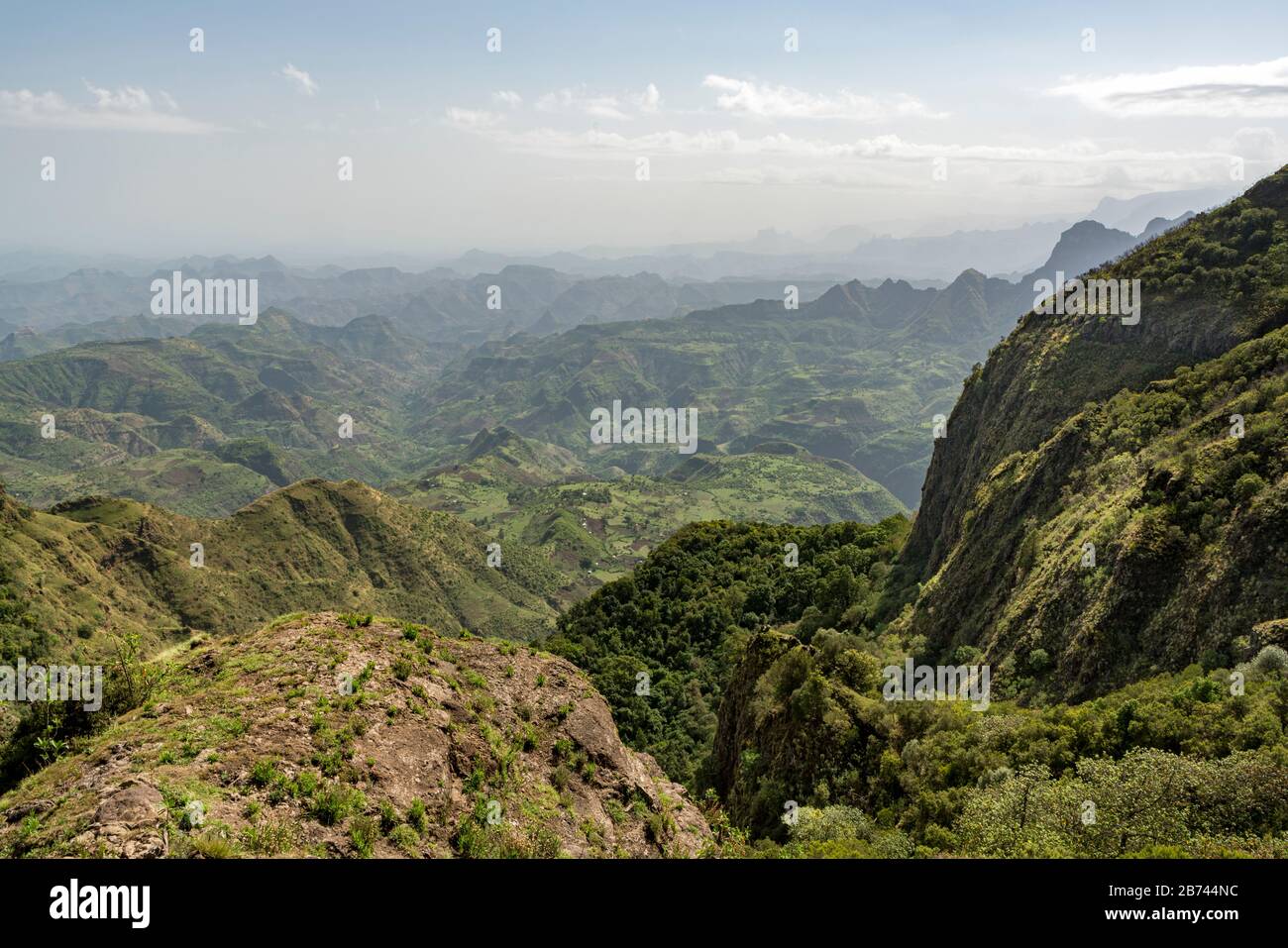 Simien Mountains in the Simien Mountains National Park, North Gondar ...