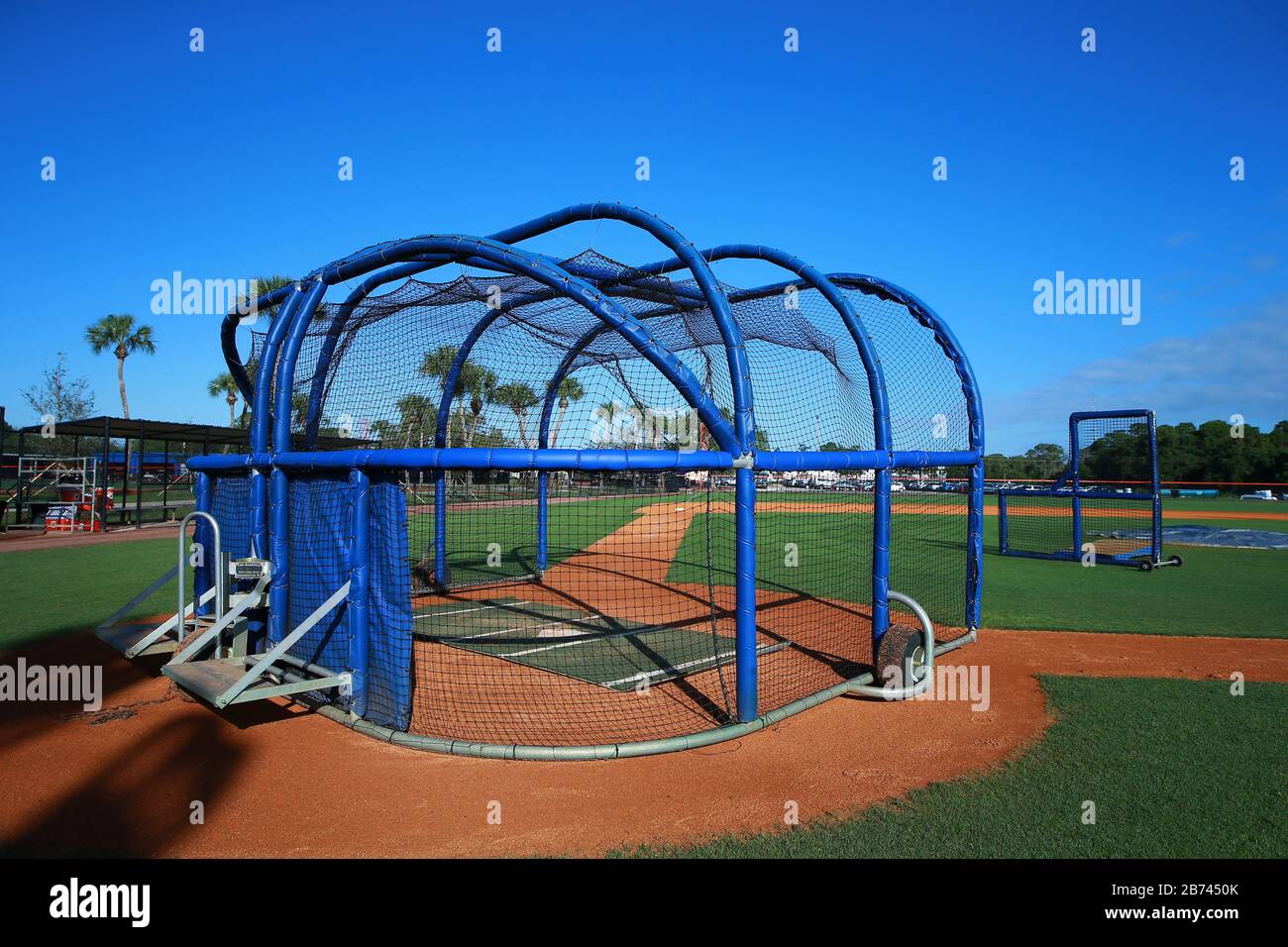 Port St. Lucie, Fl./USA – 23rd Feb 2020: The empty backfields at the ...