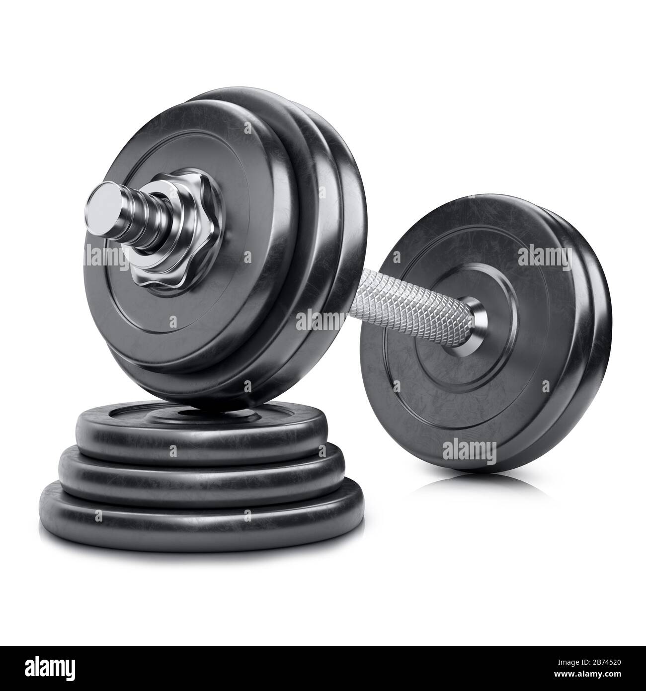 Plastic dumbbell hi-res stock photography and images - Alamy