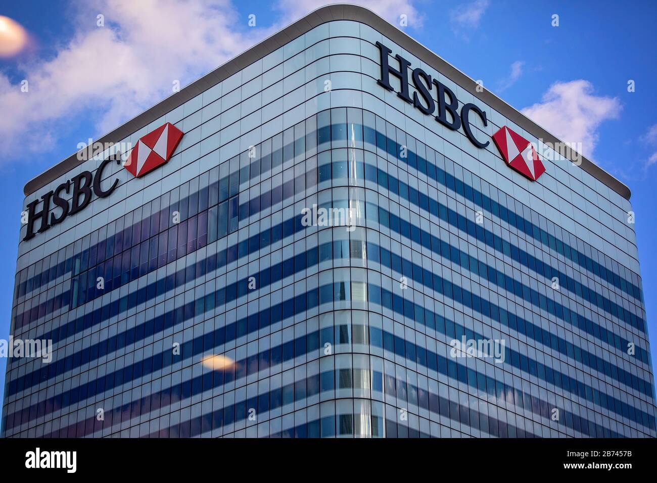 HSBC Head office Canary WHarf Stock Photo - Alamy