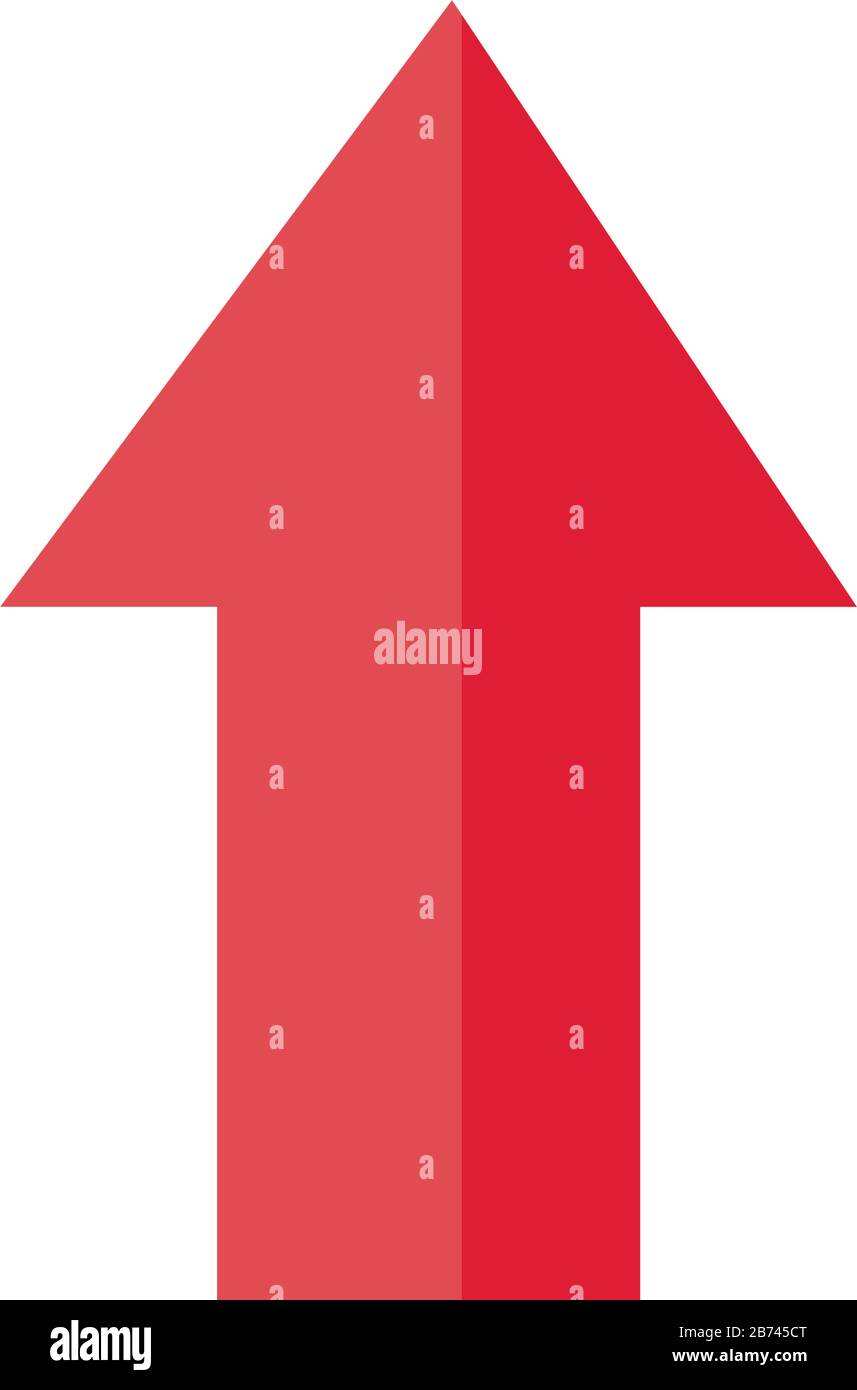 direction arrow up isolated icon Stock Vector Image & Art - Alamy