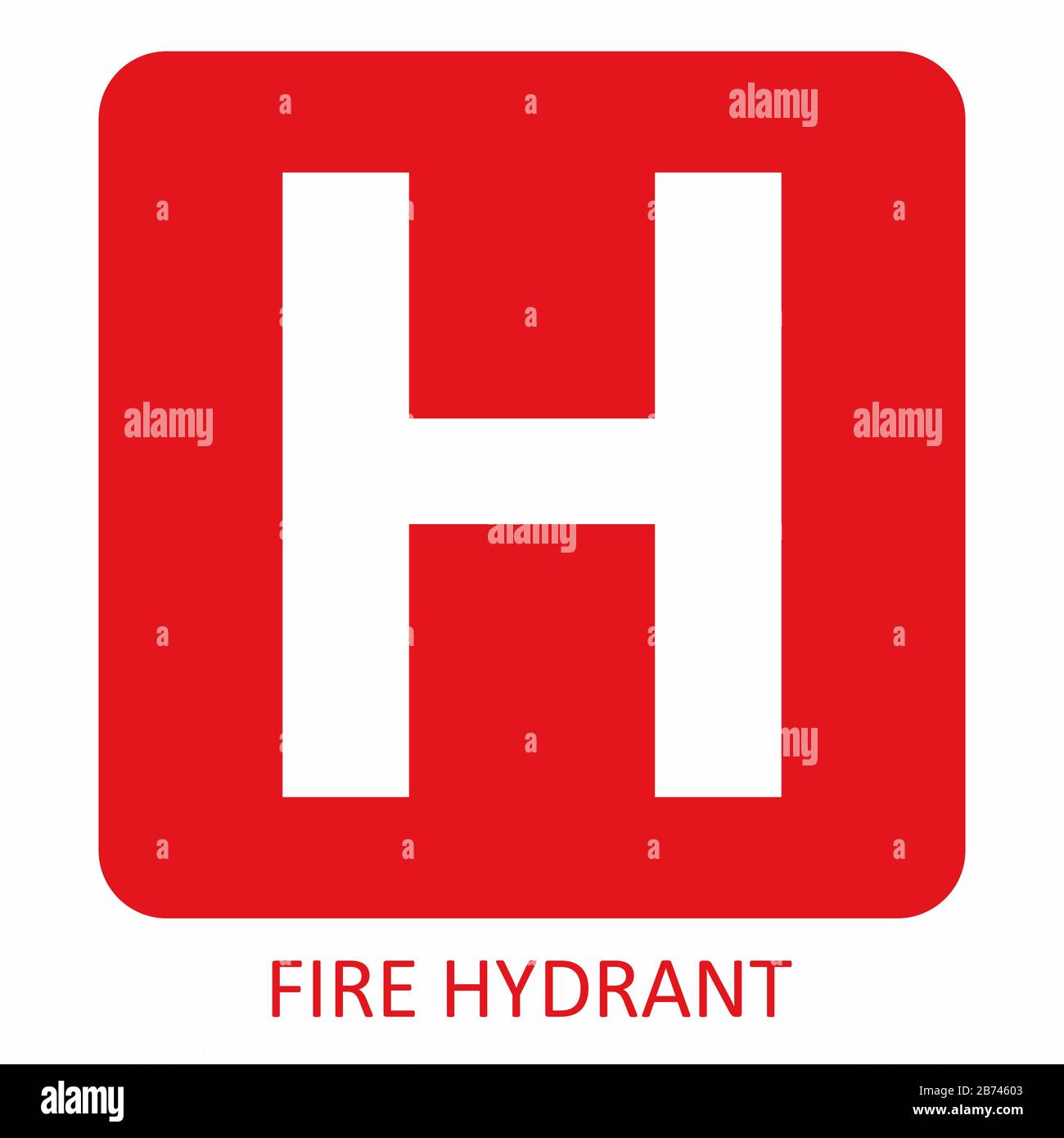 Symbol fire hose red Stock Vector Images - Alamy