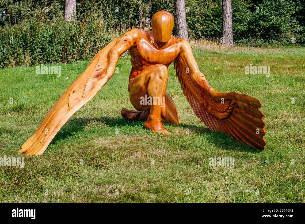 marks hall Ed Elliott Greer Guardian Angel sculpture colchester essex ...