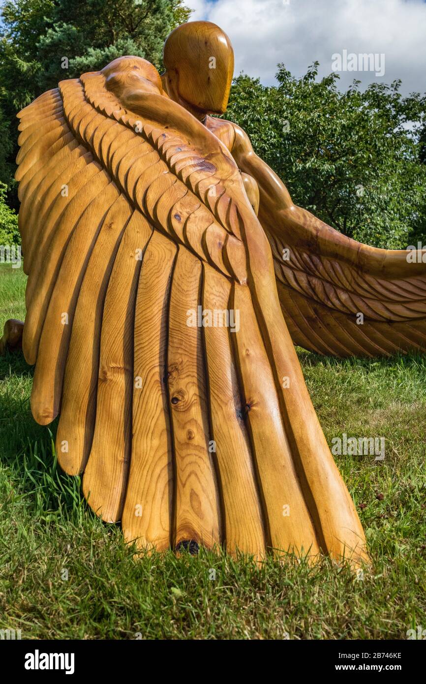 marks hall Ed Elliott Greer Guardian Angel sculpture colchester essex ...