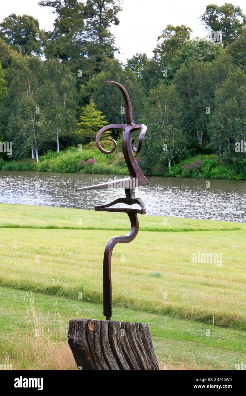 marks hall sculpture colchester essex england uk Stock Photo - Alamy