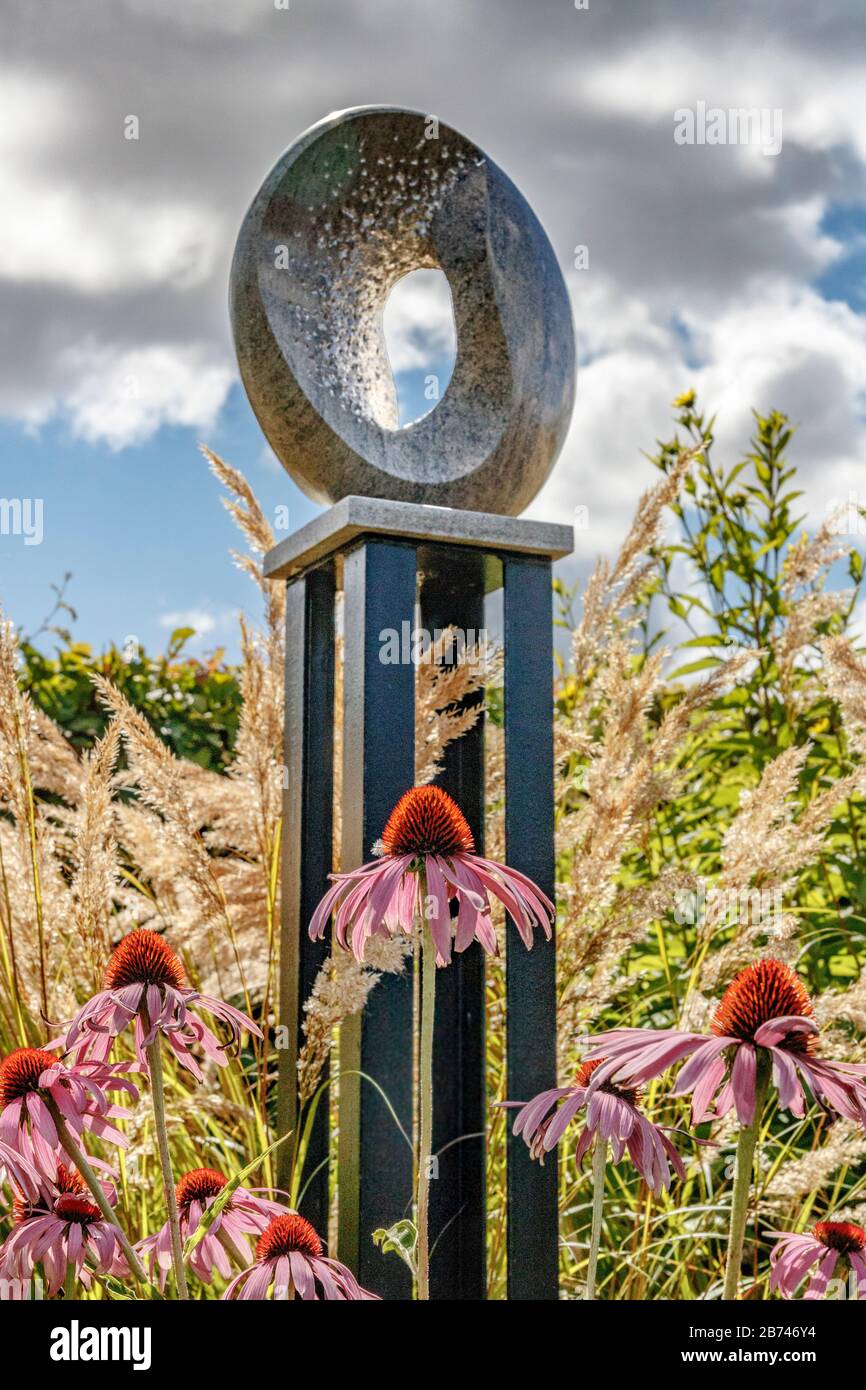 marks hall sculpture colchester essex england uk Stock Photo - Alamy