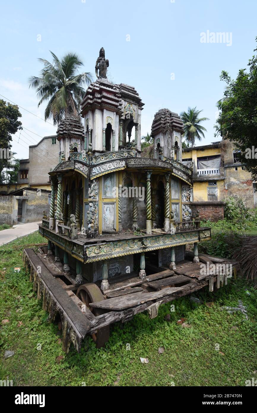 Wooden Pancha Ratna Rath or Five Pinnacled Chariot that was built on ...