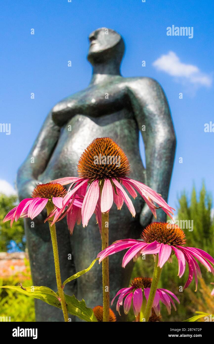 marks hall sculpture colchester essex england uk Stock Photo - Alamy