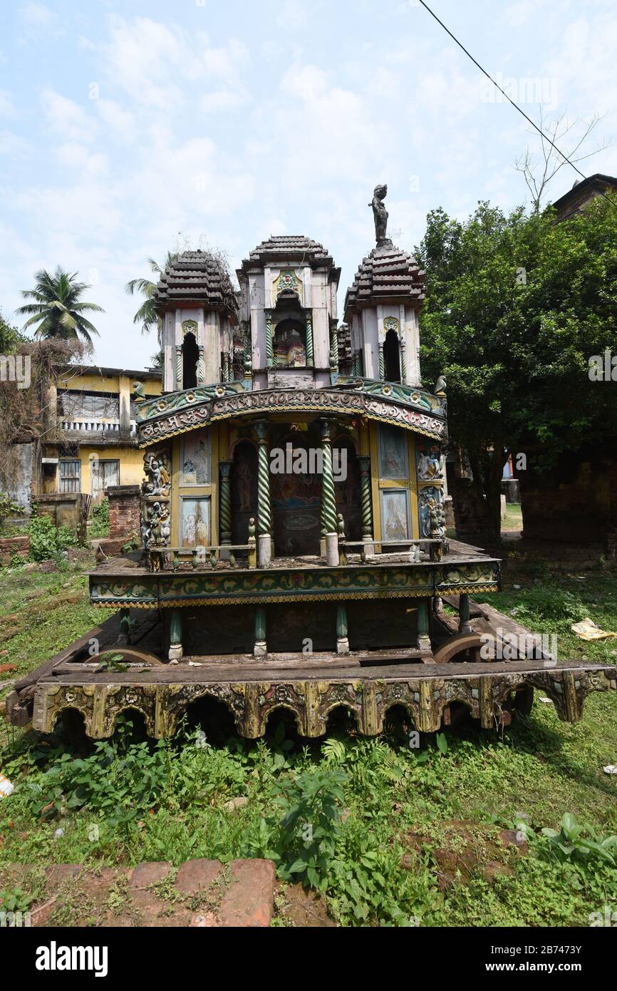 Wooden Pancha Ratna Rath or Five Pinnacled Chariot that was built on ...