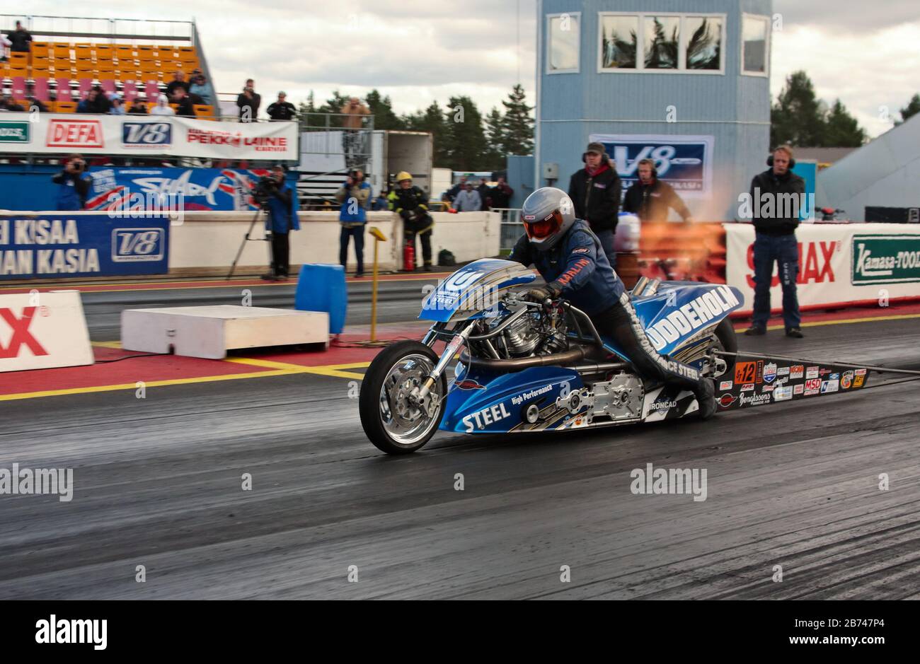 Drag bike dragster hi-res stock photography and images - Alamy
