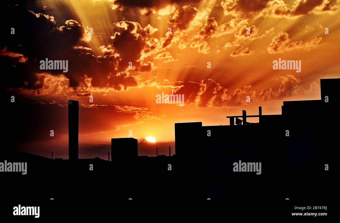 Beauty of Rising Sun Stock Photo - Alamy