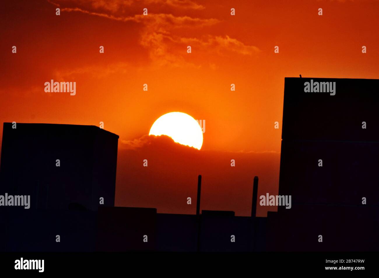 Beauty of Rising Sun Stock Photo - Alamy