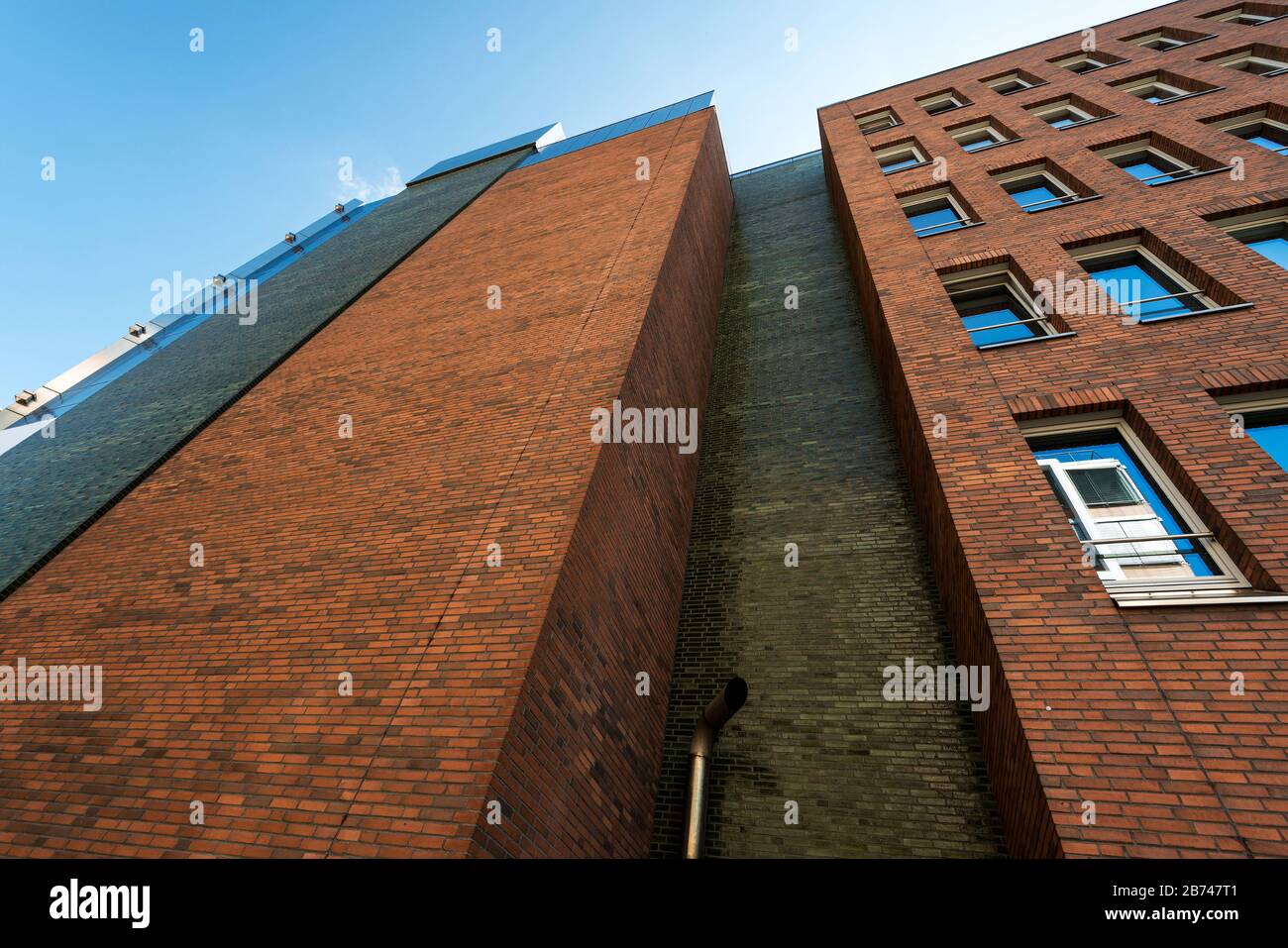 Fragment of a Clean Modern Business Architectural Building Stock Photo ...