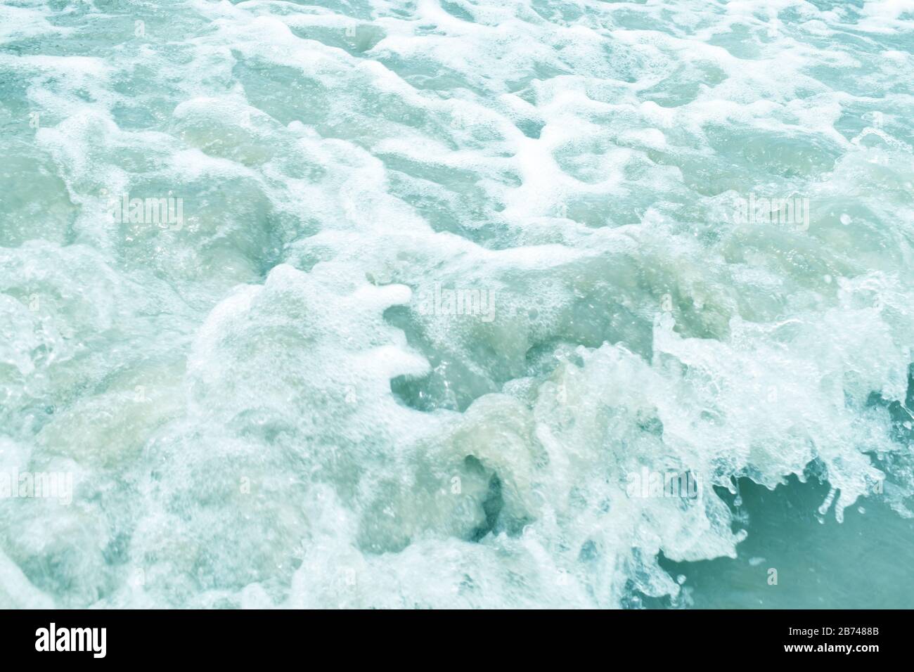 Soft wave in the beach Stock Photo - Alamy