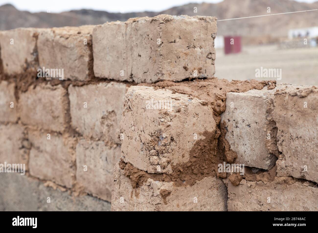 Drying bricks in background hi-res stock photography and images - Alamy