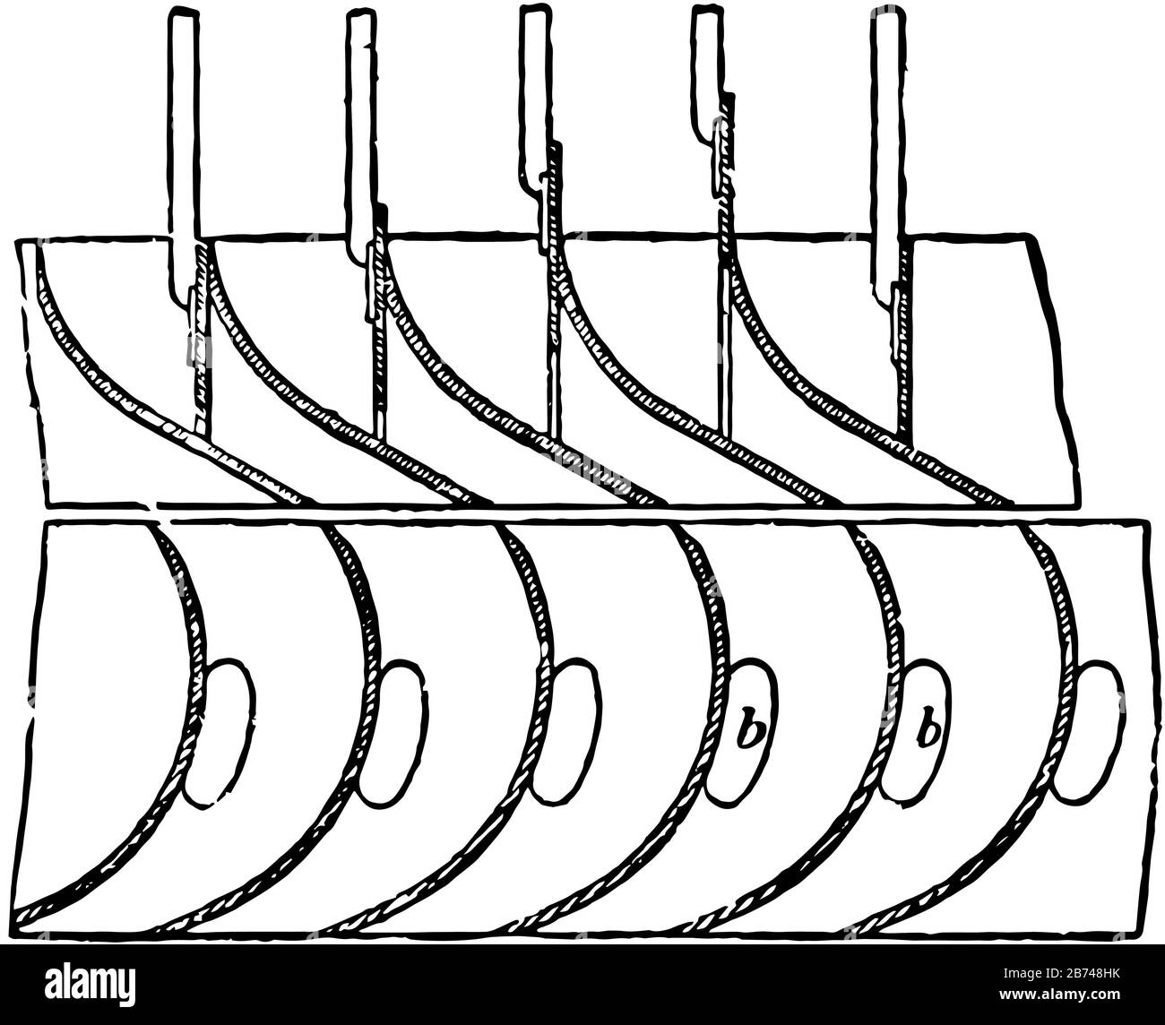 This illustration represents Guideblade Chamber where the wheel and the ...