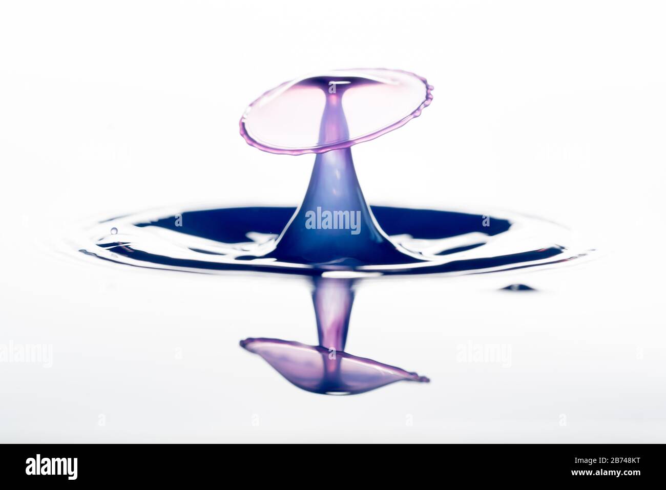 Water splash. drops collision Stock Photo - Alamy