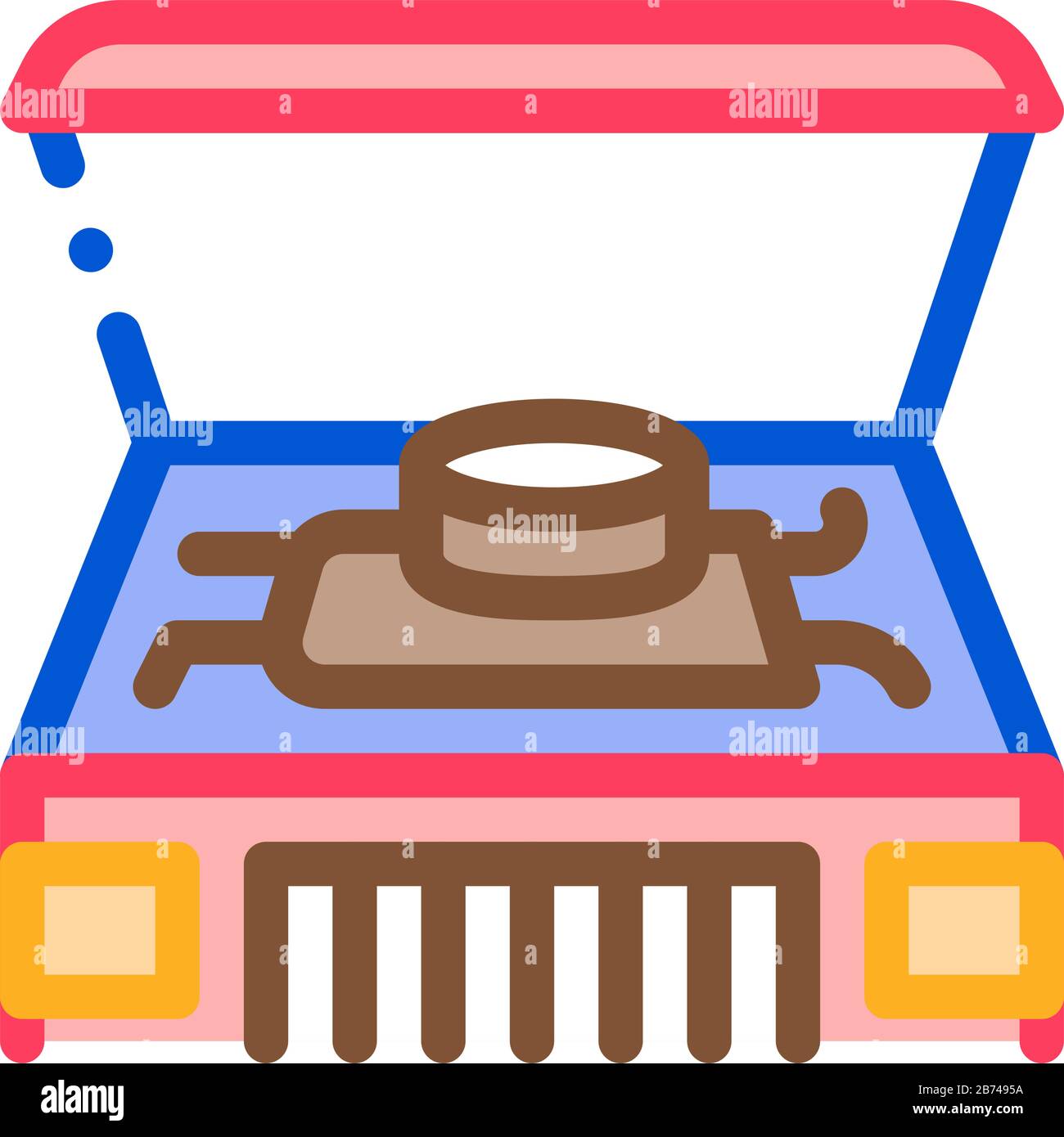 Car Research Icon Vector Outline Illustration Stock Vector Image & Art ...