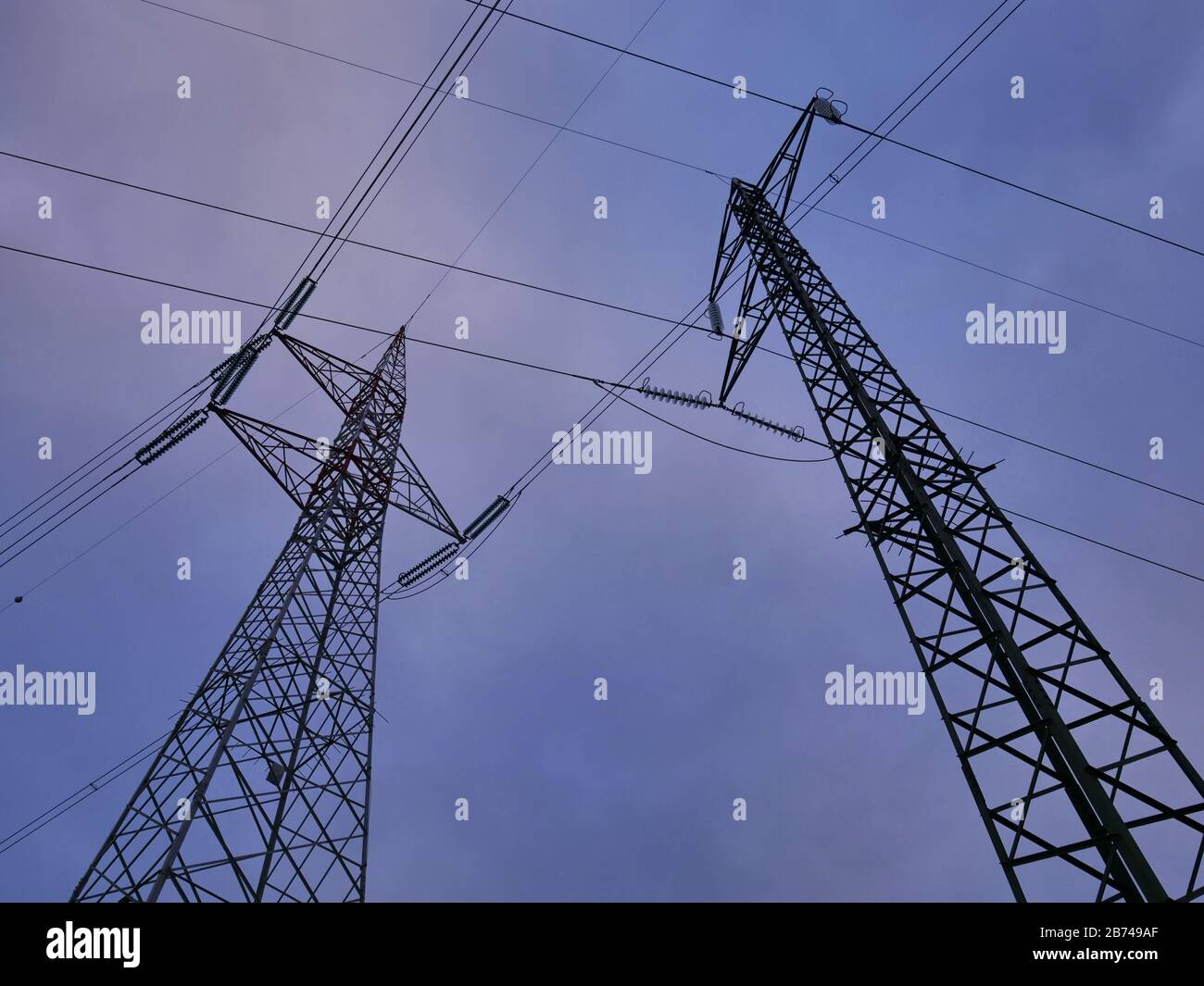 Edison high voltage power pole hi-res stock photography and images - Alamy