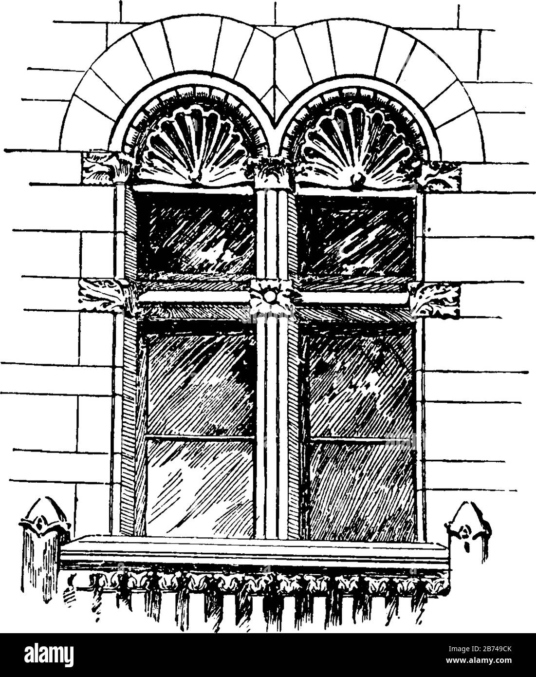 Mullion windows Stock Vector Images - Alamy