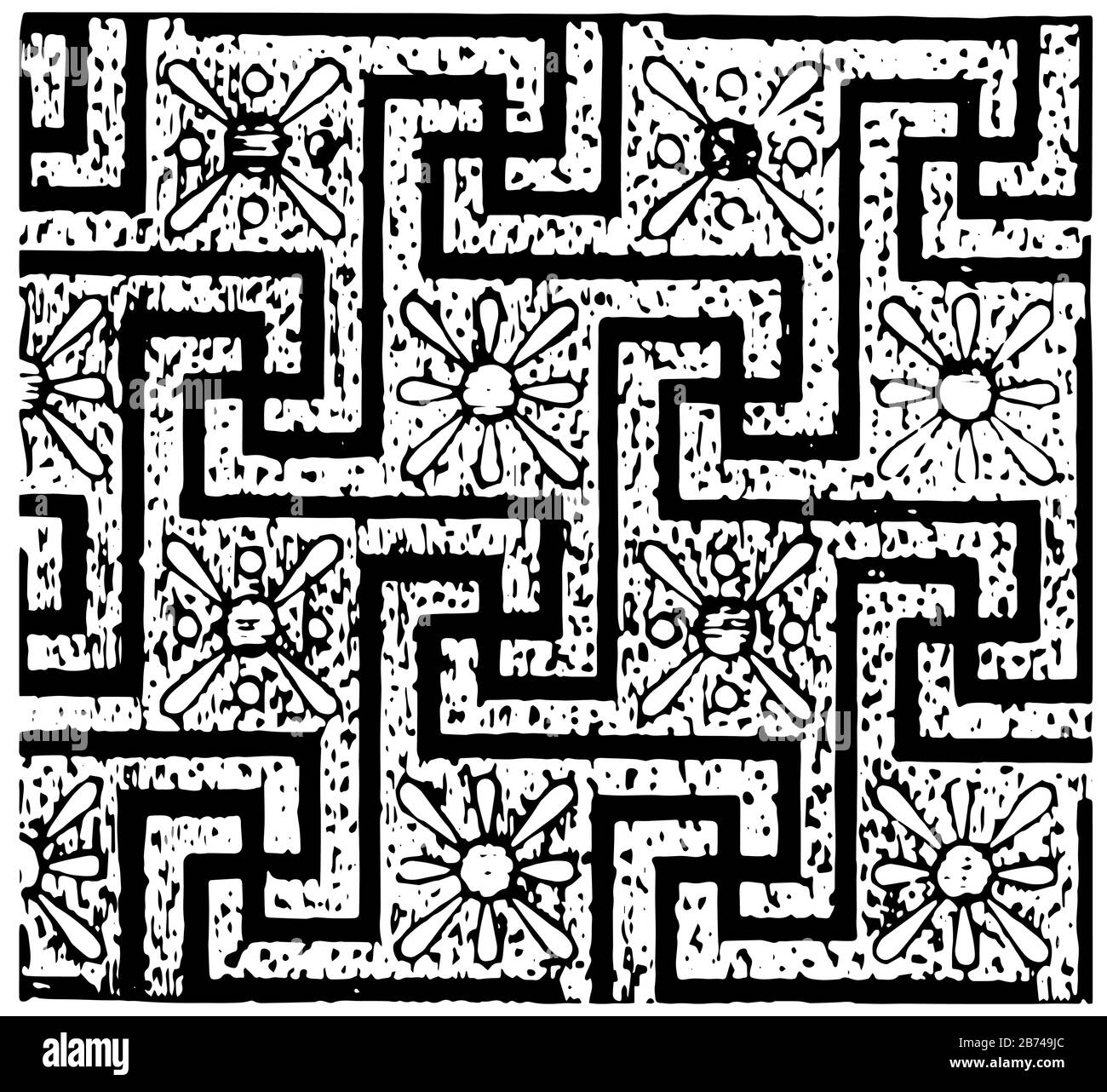 Tomb Ceiling was erected for the First servant of the Aten, vintage ...