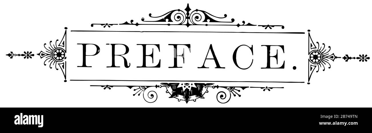 Preface Stock Vector Images - Alamy