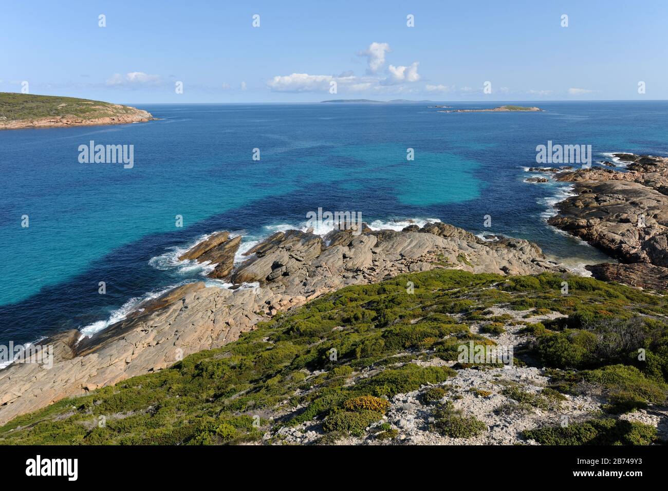 Coastal view at Observatory Point, near Esperance, Dalyup, WA ...