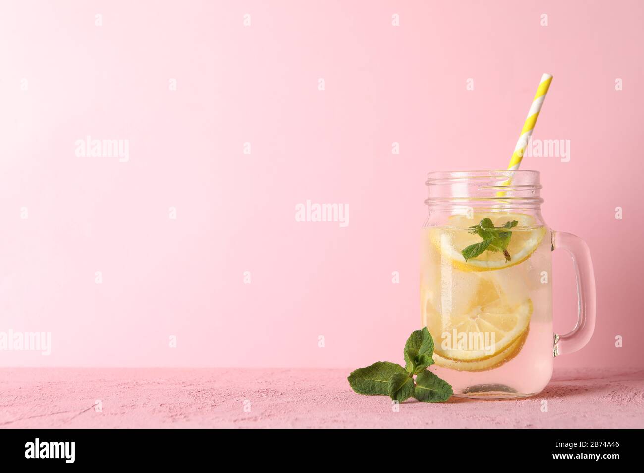 Pink lemonade white background hi-res stock photography and images - Alamy