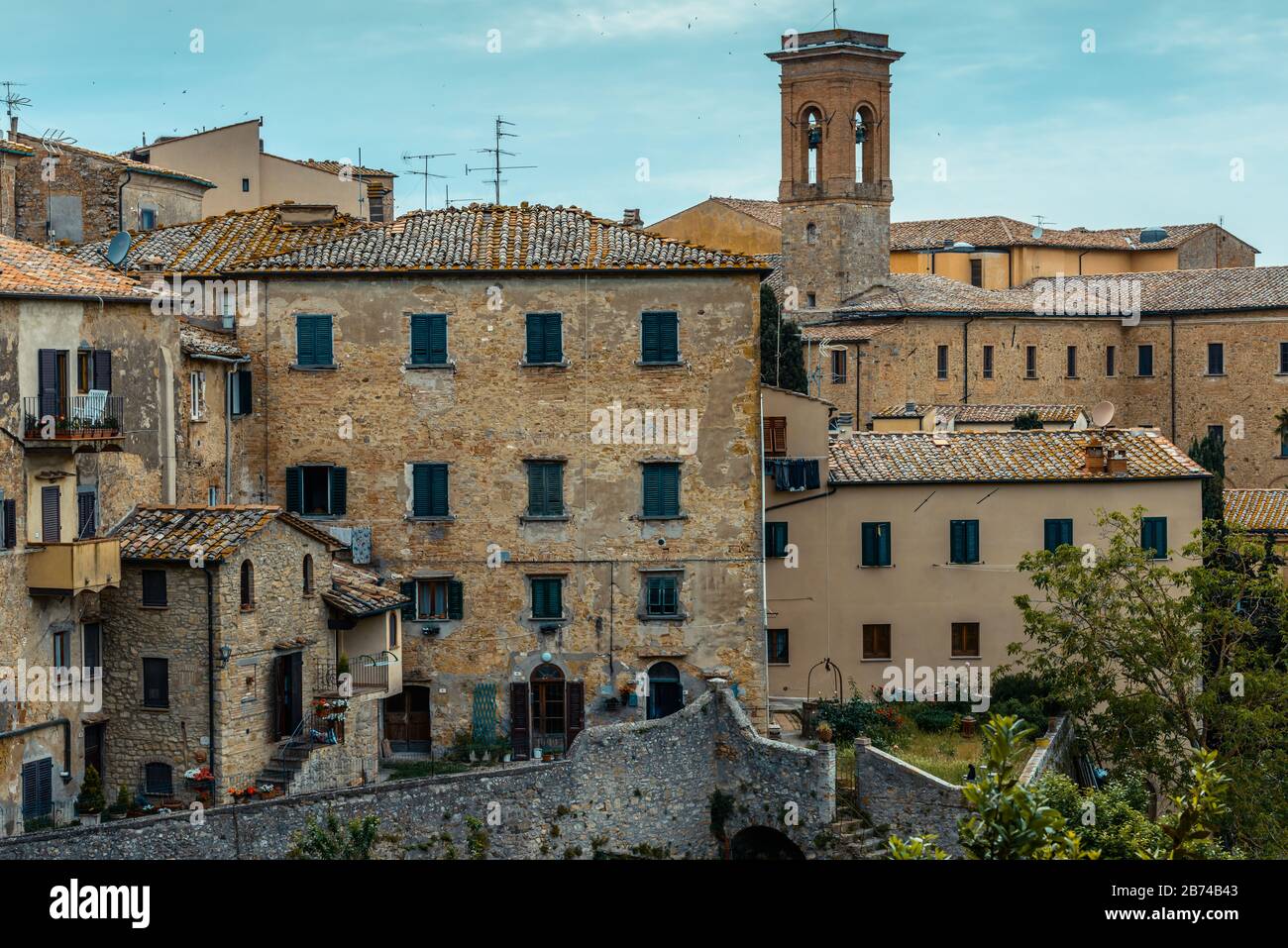 Old town of volterra hi-res stock photography and images - Alamy