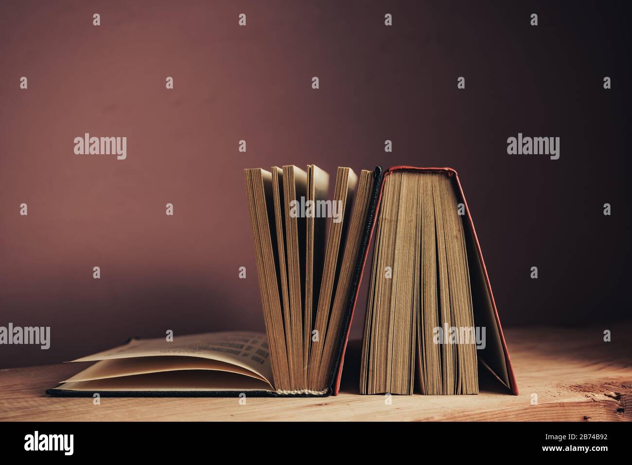 Vintage ancient books. Pattern background for design. The book on a ...