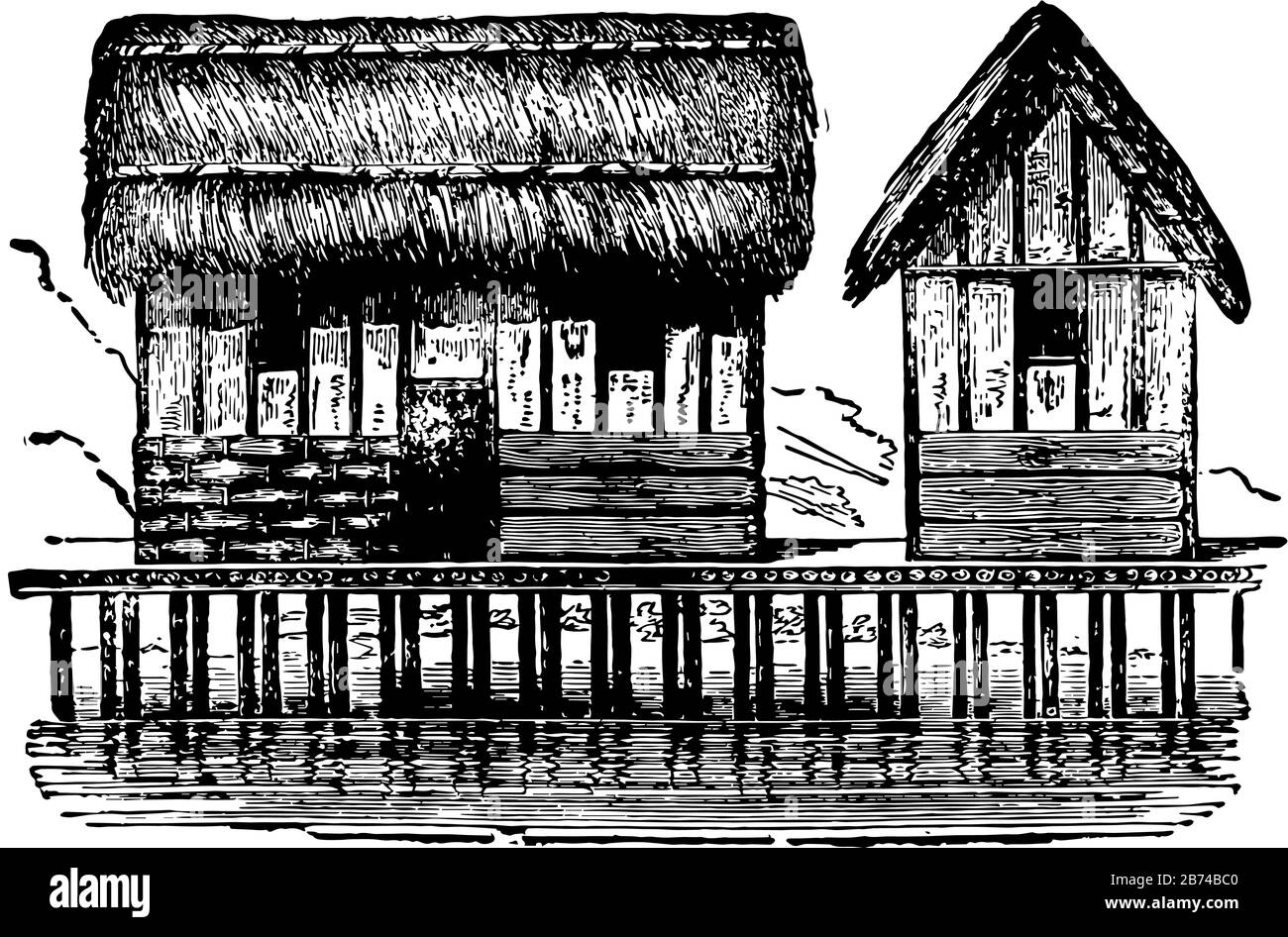 Shore of a lake Cut Out Stock Images & Pictures - Alamy