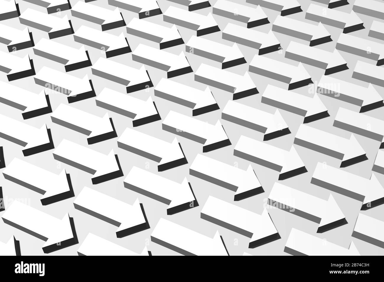 3D arrows concept - direction Stock Photo - Alamy