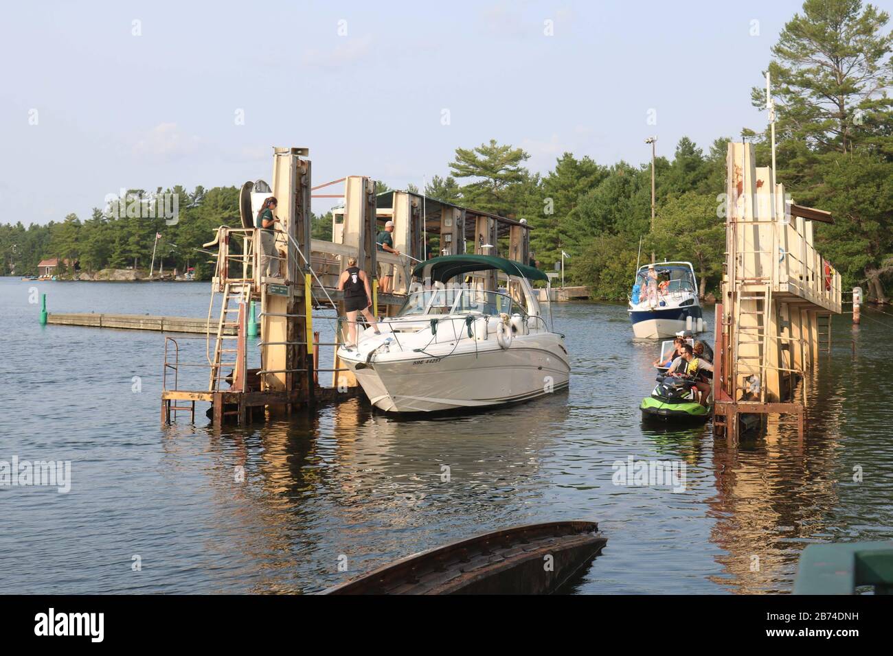 Marine Railway at Big Chute, Ontario Stock Photo - Alamy