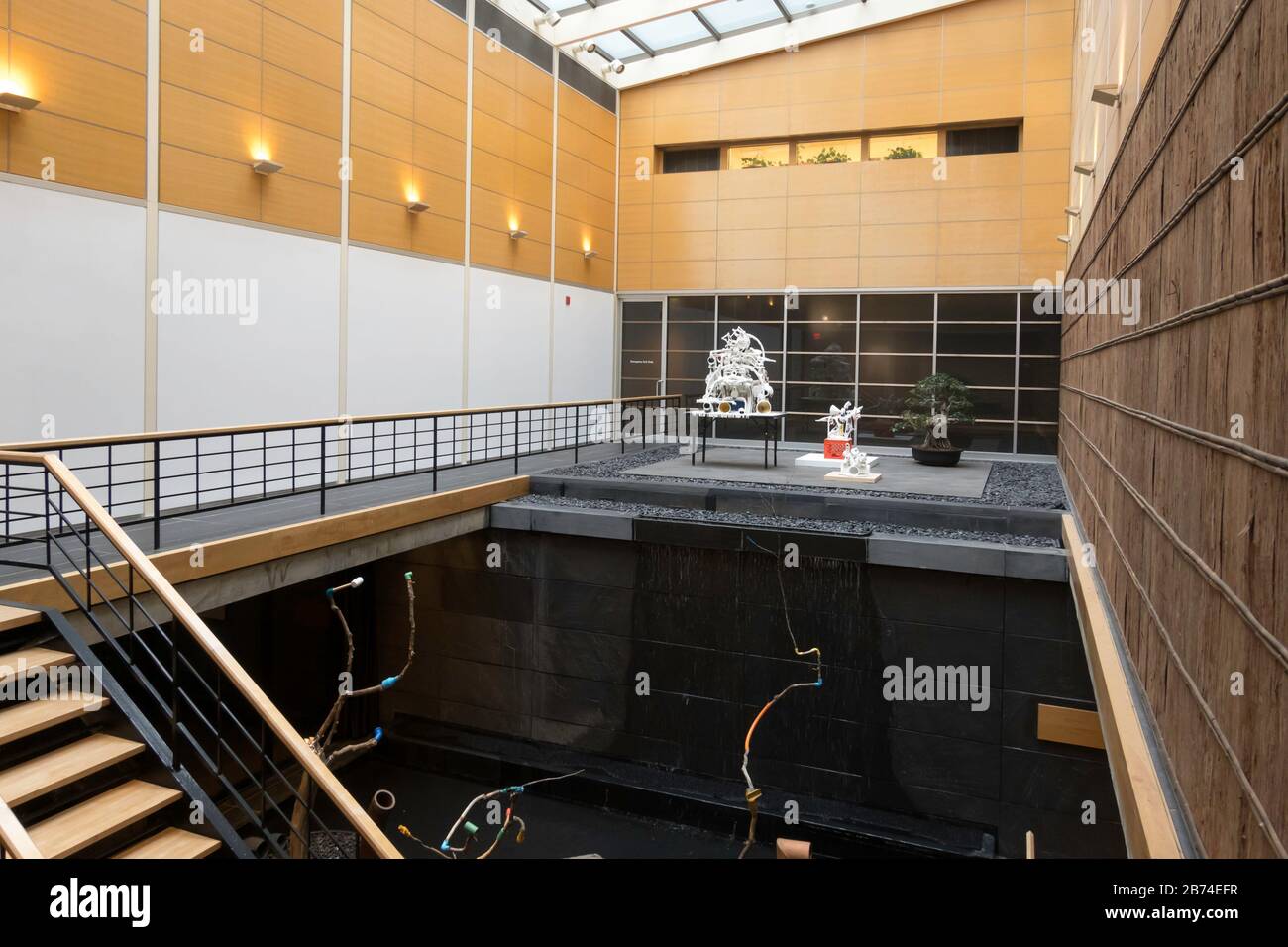Atrium at Japan Society, NYC, USA Stock Photo - Alamy