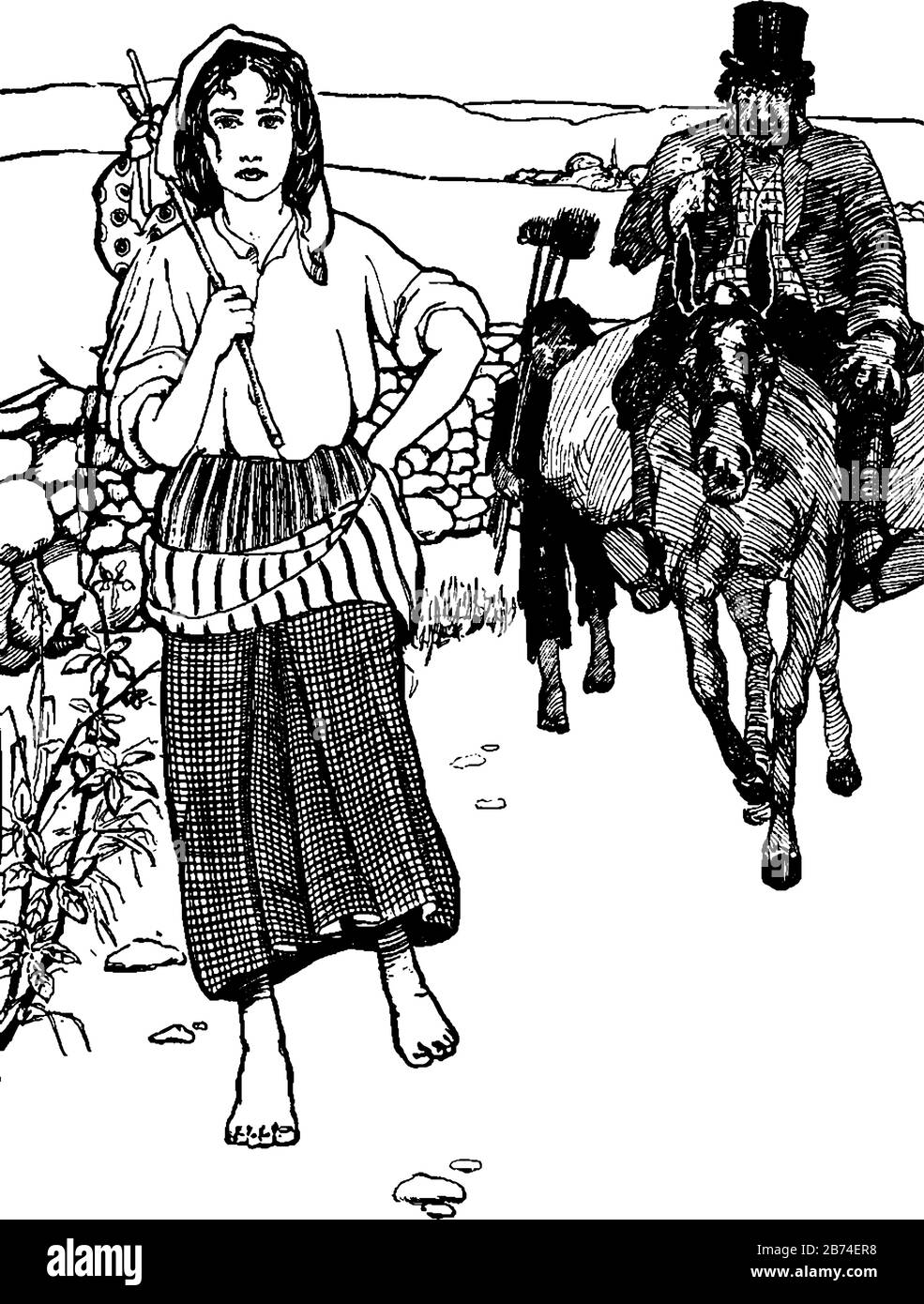 Bindle illustration Stock Vector Images - Alamy