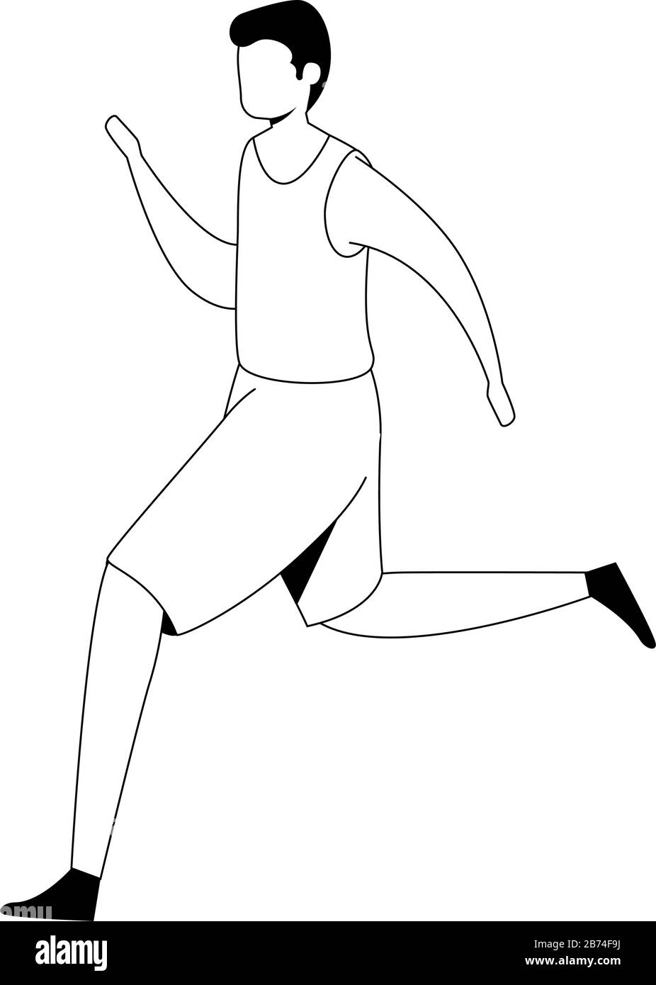 young man running avatar character icon Stock Vector Image & Art - Alamy