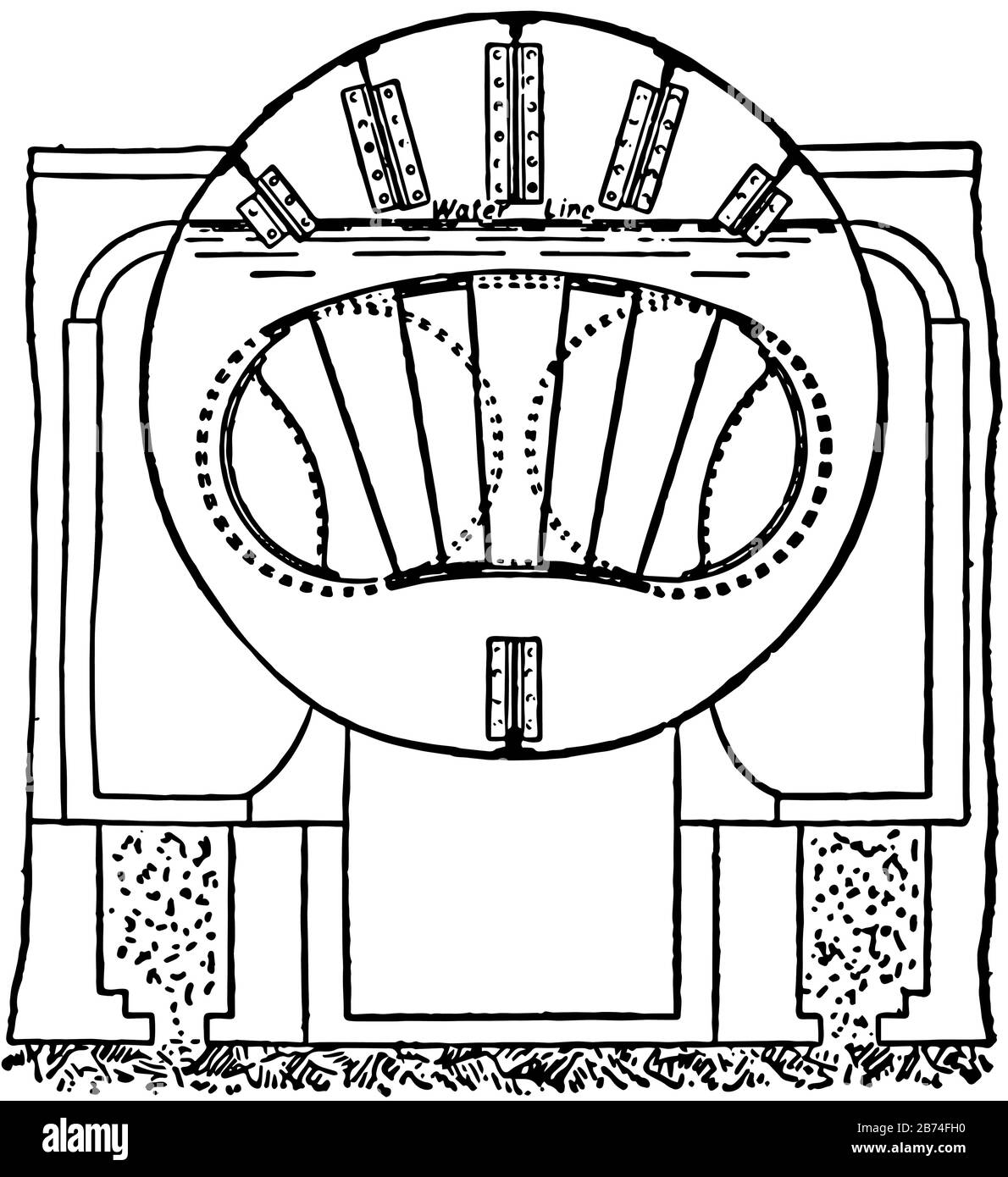 Steam engine boiler drawing hi-res stock photography and images - Alamy