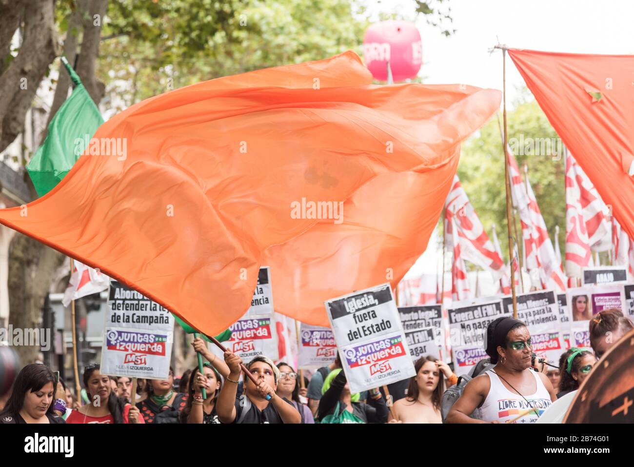 Orange flag hi-res stock photography and images - Alamy