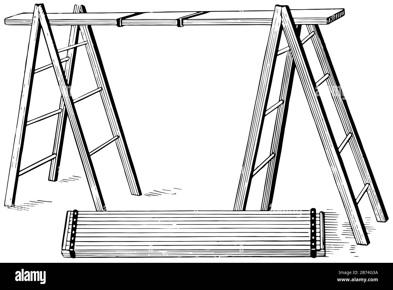 This illustration represents Extension Plank which are strong and ...