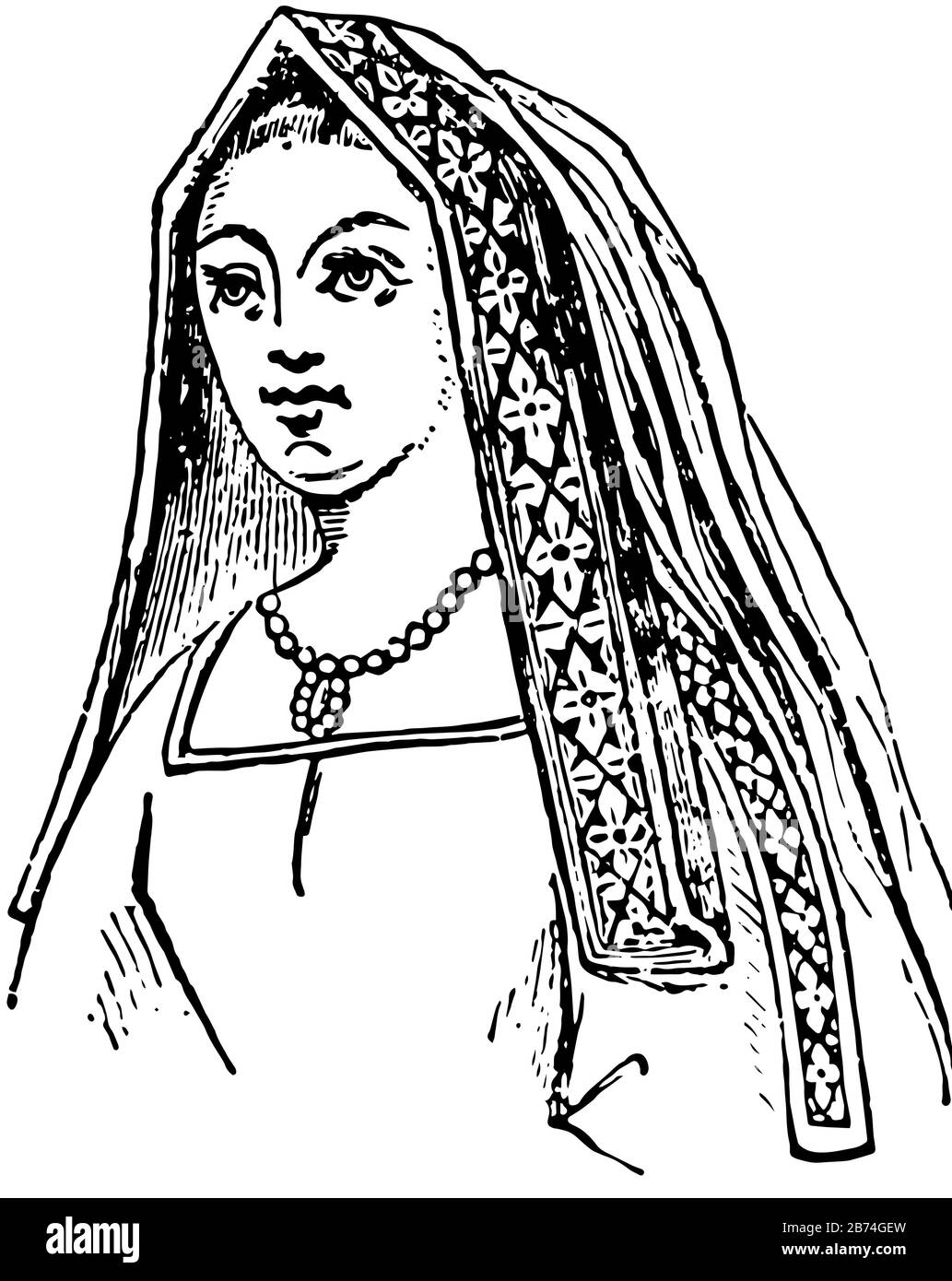 Elizabeth henry vii Stock Vector Images - Alamy