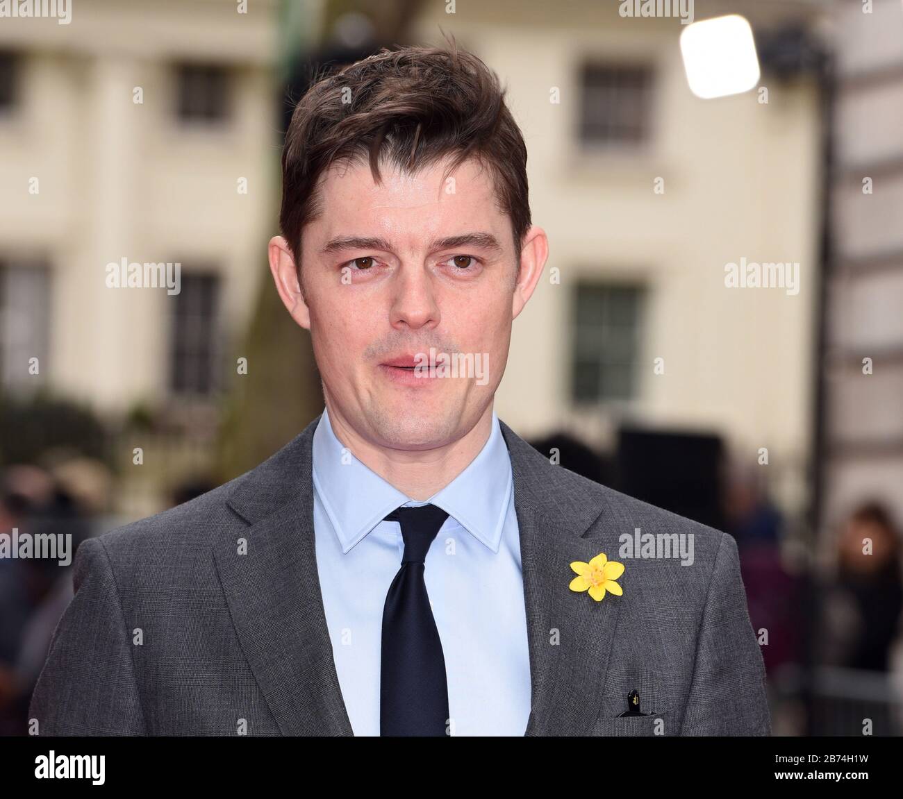 London, UK Sam Riley at Radioactive UK Premiere held at Cuzon Mayfair ...
