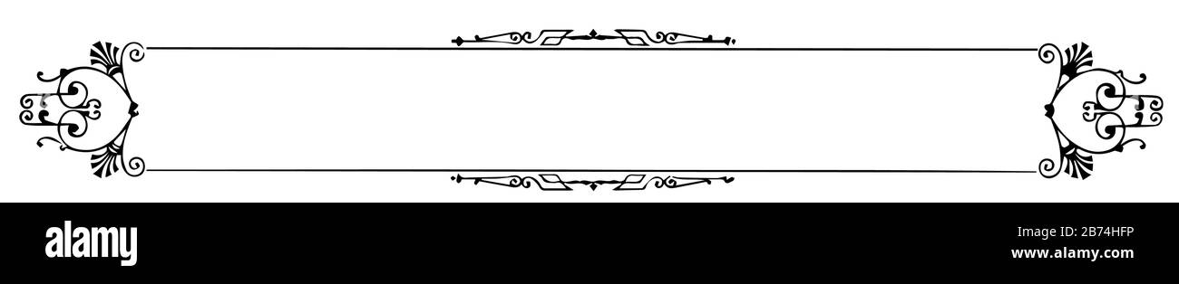 Its has a single line border Cut Out Stock Images & Pictures - Alamy