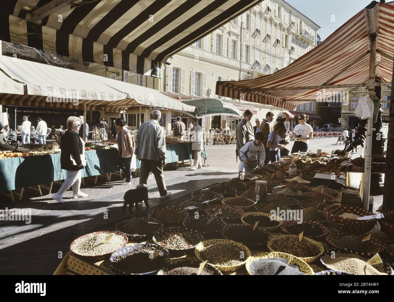 Cours Saleya Market, Nice, French Riviera, France Stock Photo - Alamy