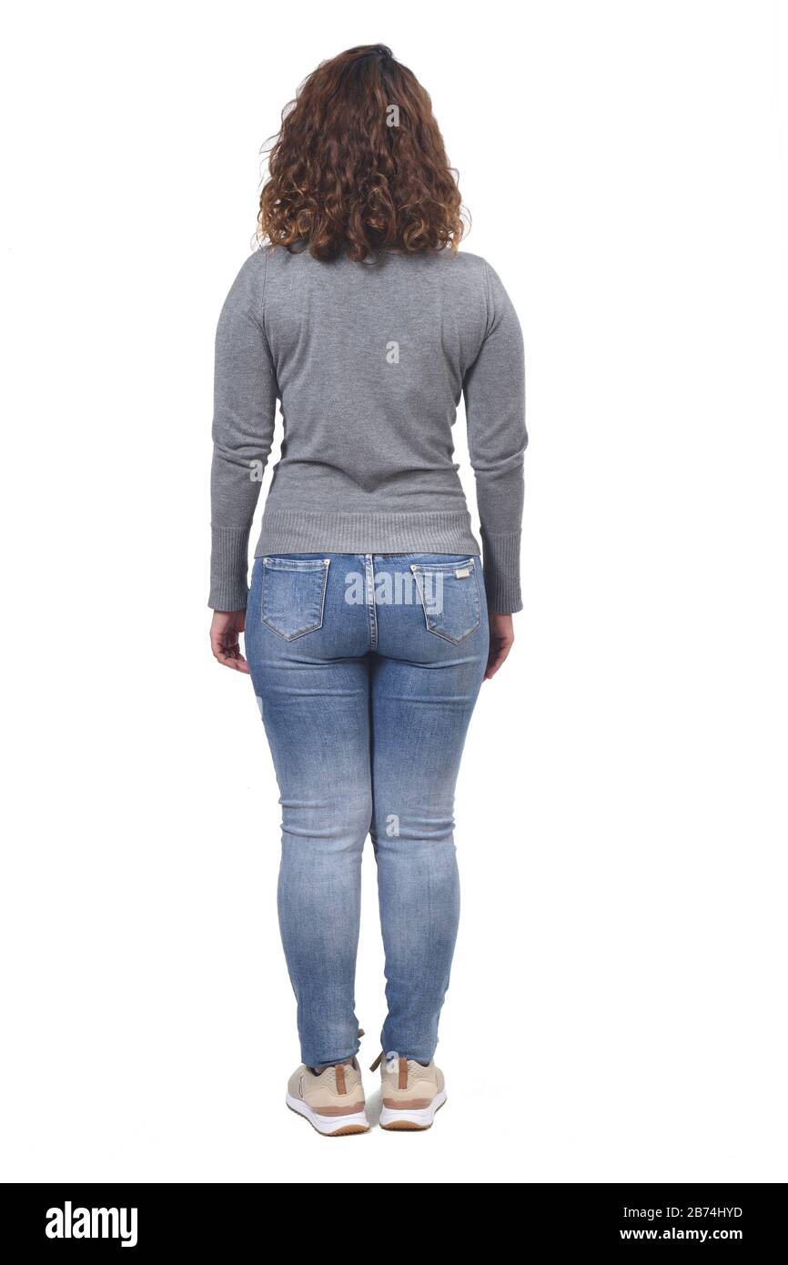 Women from behind Cut Out Stock Images & Pictures - Alamy