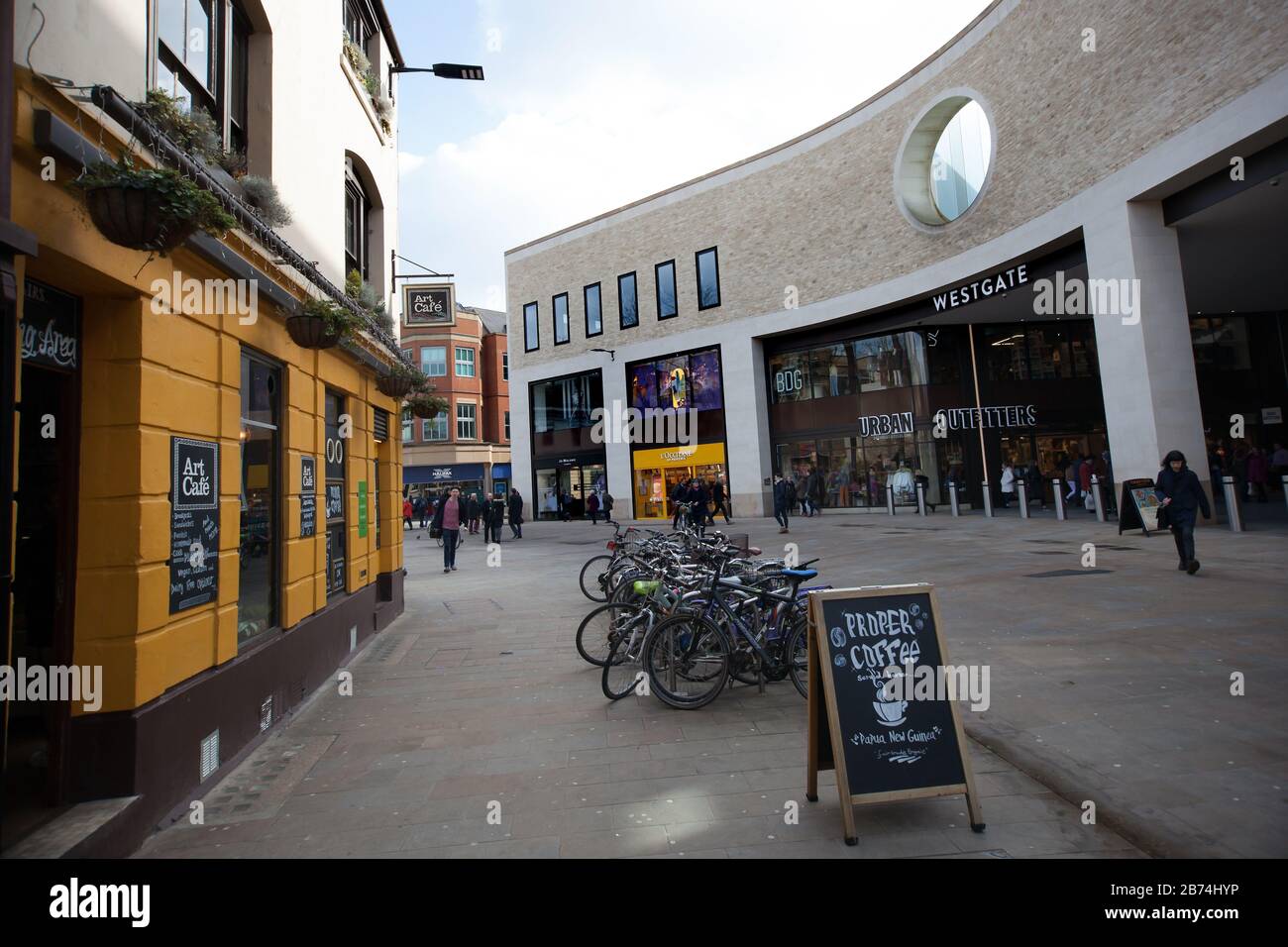 Oxford Westgate Shopping Centre Uk High Resolution Stock Photography ...