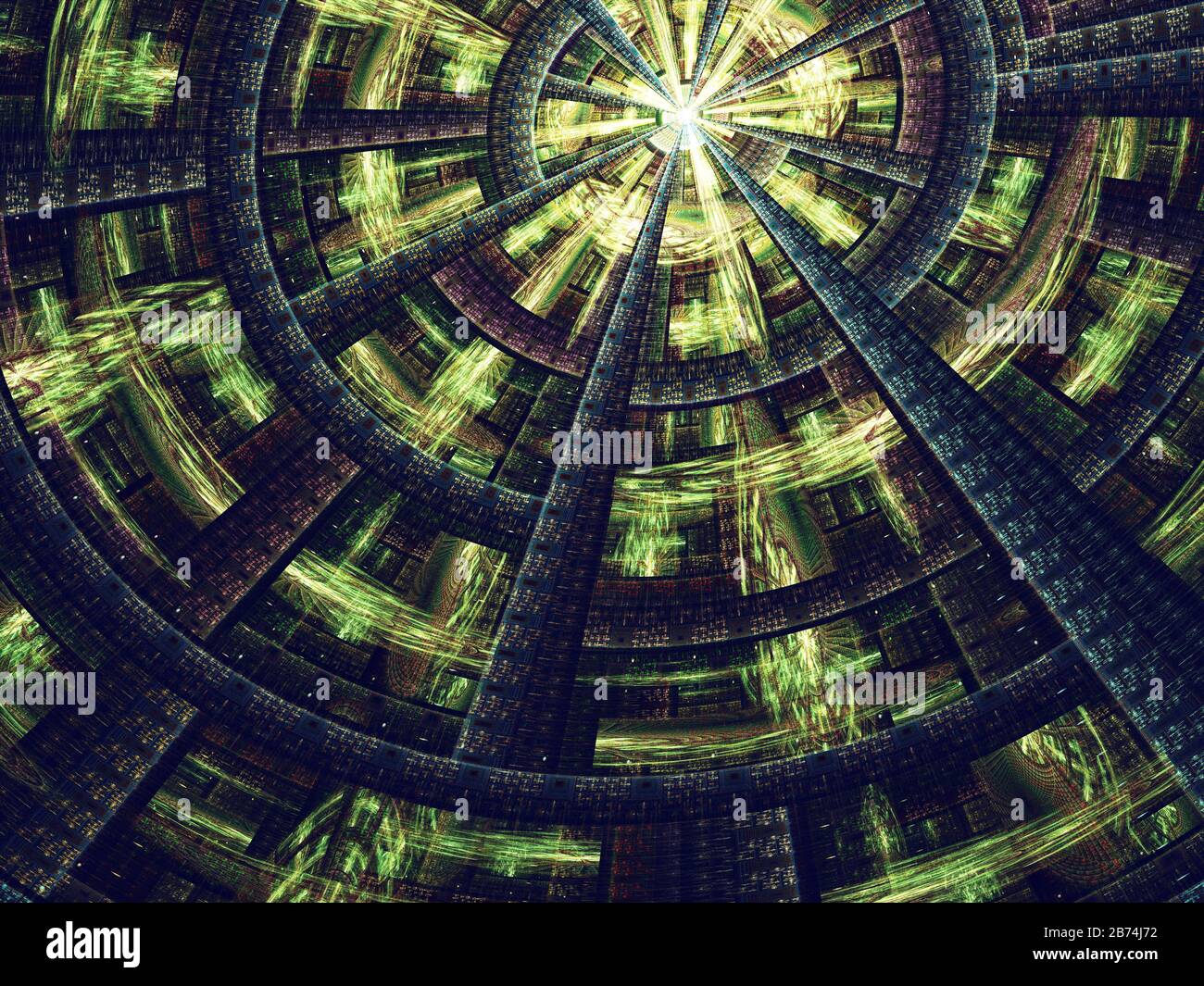 Fractal columns hi-res stock photography and images - Alamy